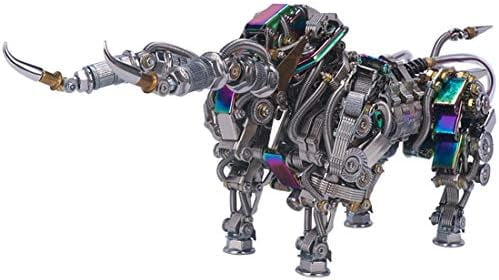 RKXQT 3D Metal Puzzle, DIY Assembly Bull Model Kit, Detachable 3D ...