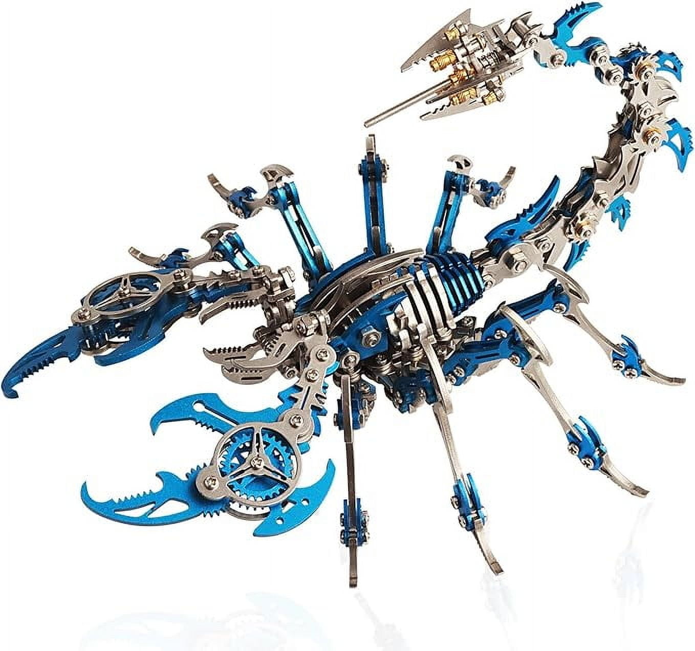RKXQT 3D Metal Puzzles for Adults, Scorpion 3D Metal Model Kits to ...