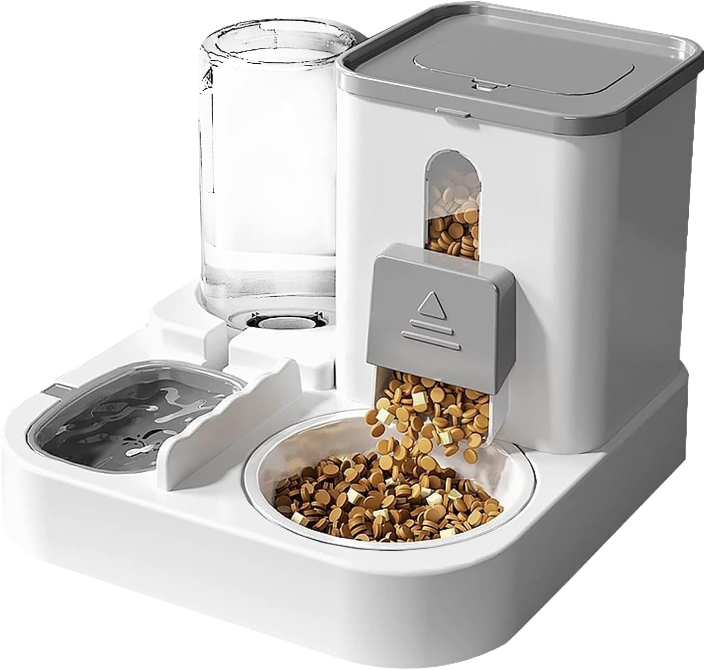 RKXQT Automatic Cat Feeders - Cat Feeder Automatic with Ceramic Bowl ...