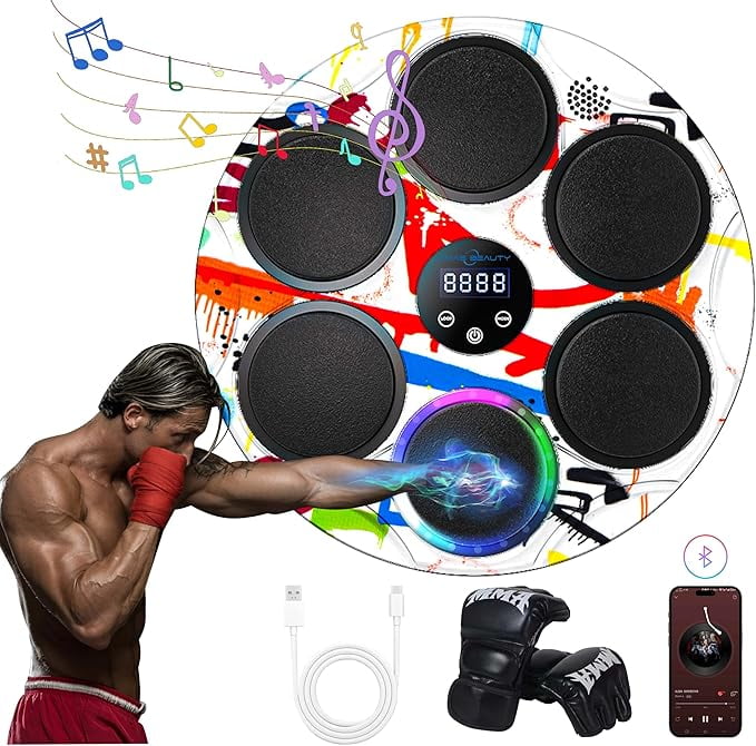 RKXQT Boxing Machine with Boxing Gloves，Boxing Machine Wall Mounted ...