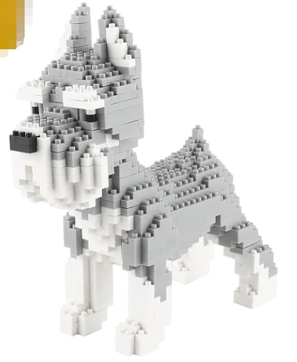 RKXQT Dog Micro Building Blocks Pet Mini Building Toy Bricks,880 Pieces ...