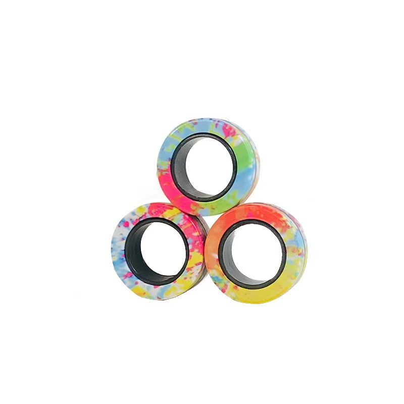 RKXQT Fidget Rings Magnetic Rings - Fidget Toys Adults - Magnetic ...