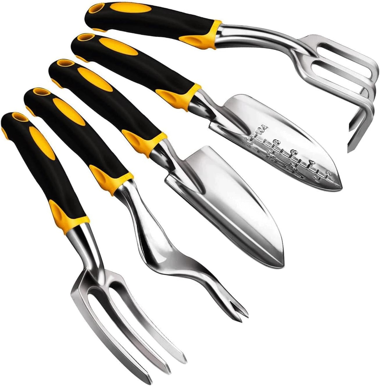 RKXQT Gardening Tool Set Garden Tool Set 5-Piece Stainless Steel Heavy ...