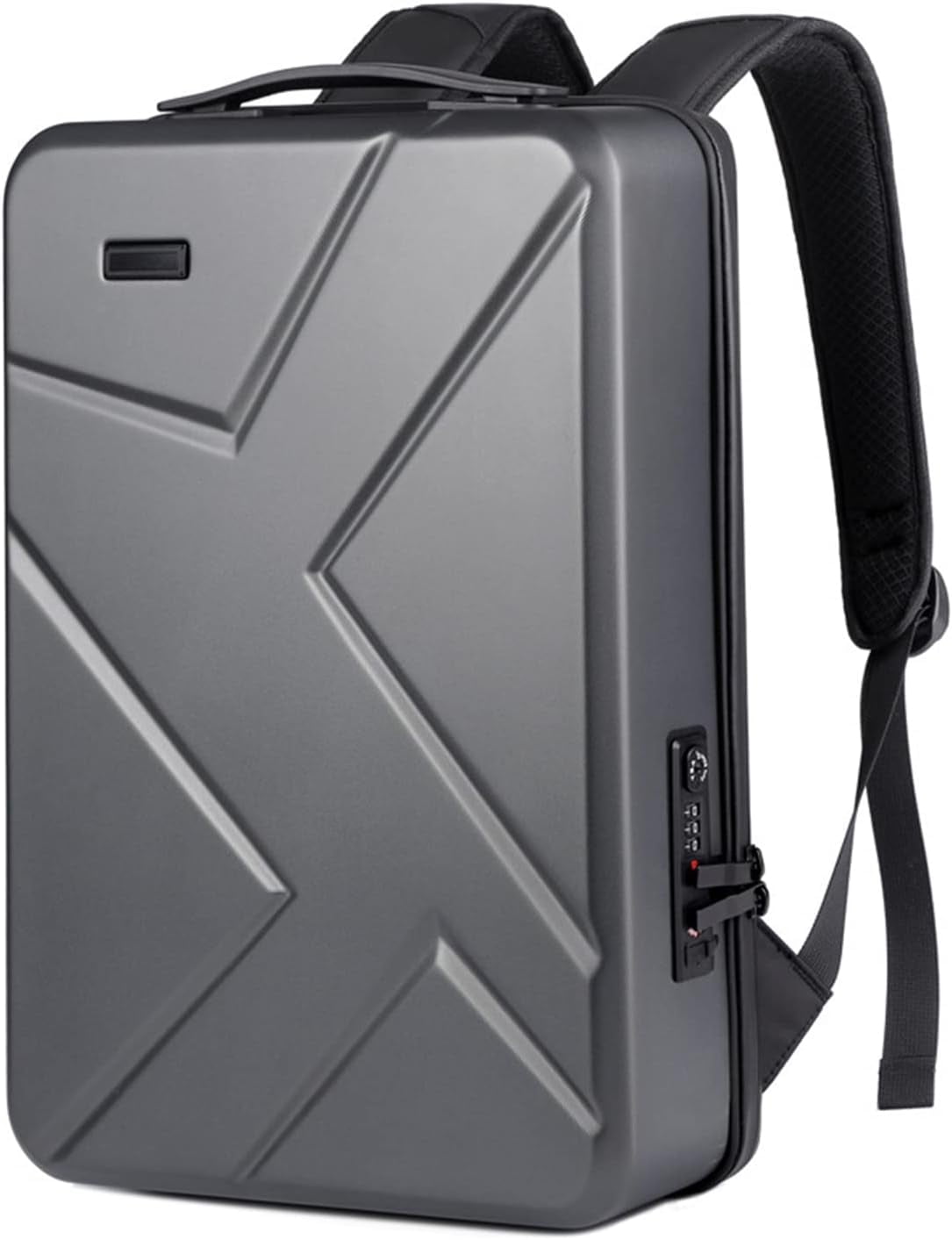 RKXQT Hard Shell Laptop Backpack for Men,Anti-Theft Waterproof TSA Lock ...