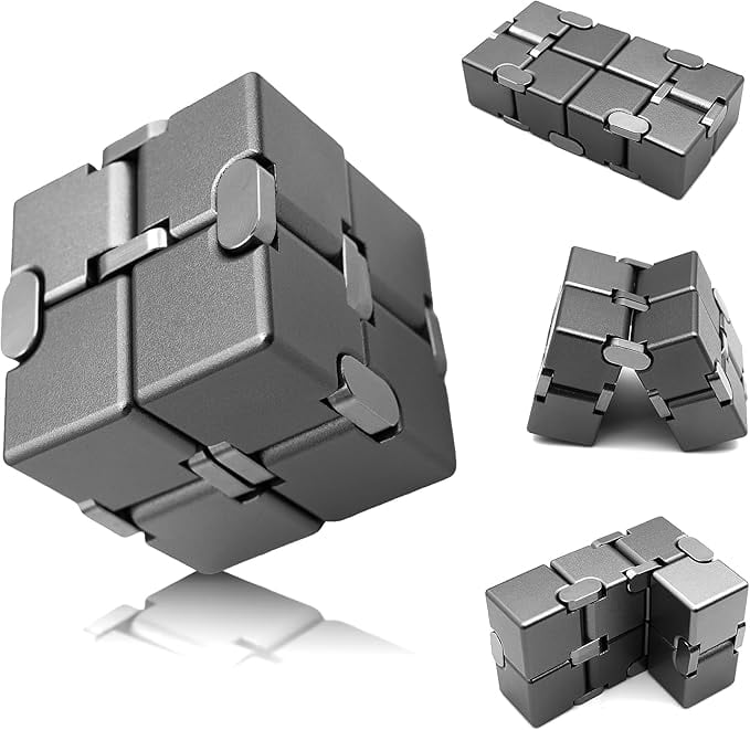 RKXQT Infinity Cube, Fidget Toys Adults, Fidget Toys for Kids 8-12 ...