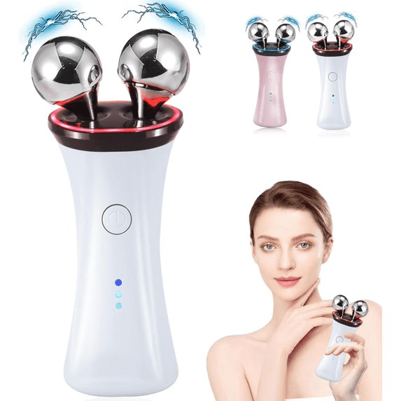 RKXQT Microcurrent Face & Neck Lifter - Handheld Electric Toning Device ...