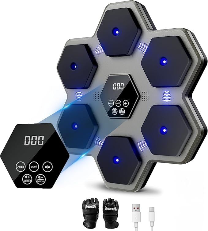 RKXQT Music Boxing Machine, Wall Mounted Boxing Machine for Adults Kids ...