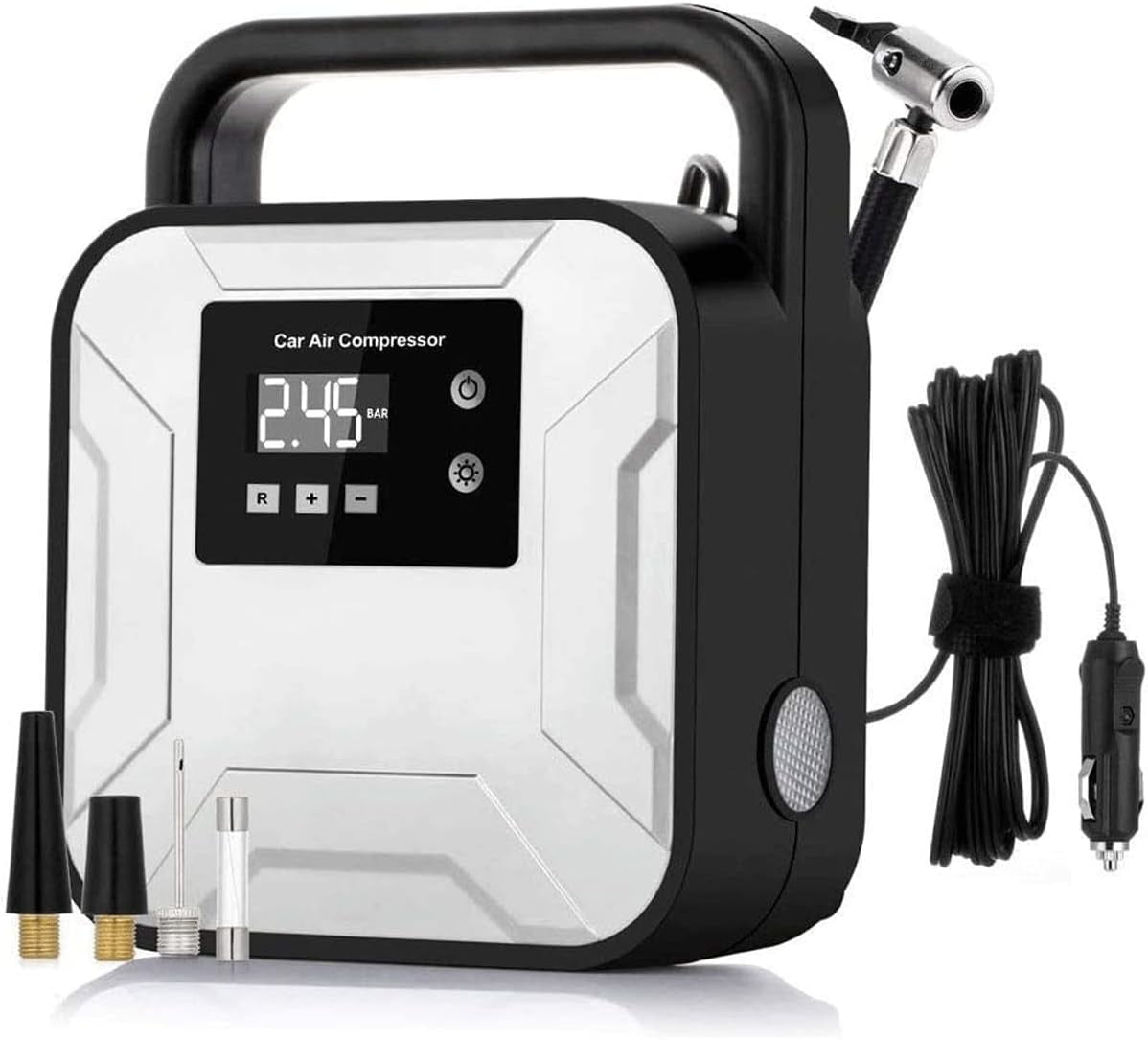 RKXQT Portable Air Compressor Mini Inflator Electric Pump, 120 PSI 12V ...