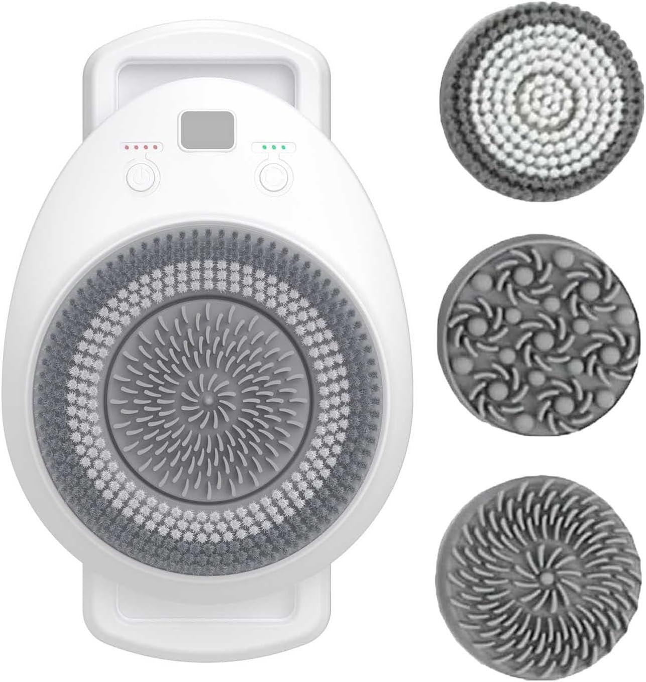 RKXQT Shower Back Scrubber Wall Mounted, Electric Back Bath Brush, 360 ...