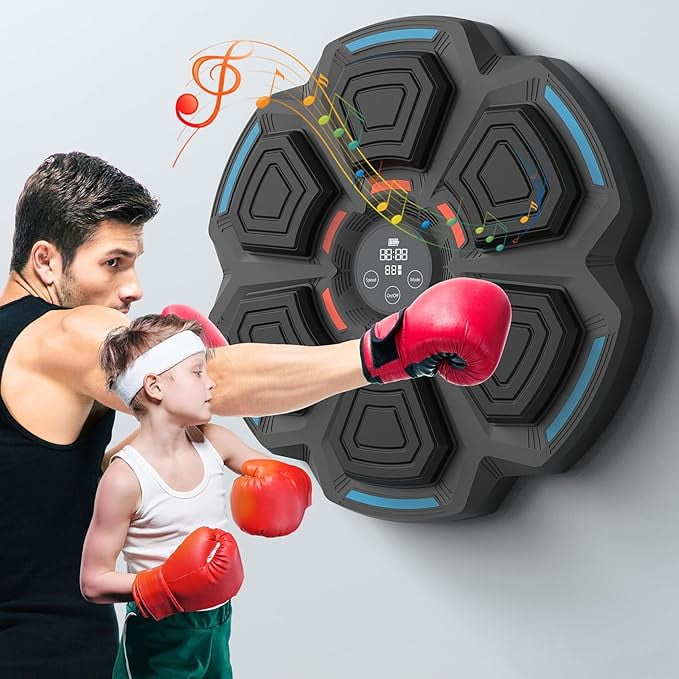 RKXQT Smart Music Boxing Machine for Adults and Kids, Training Machine ...