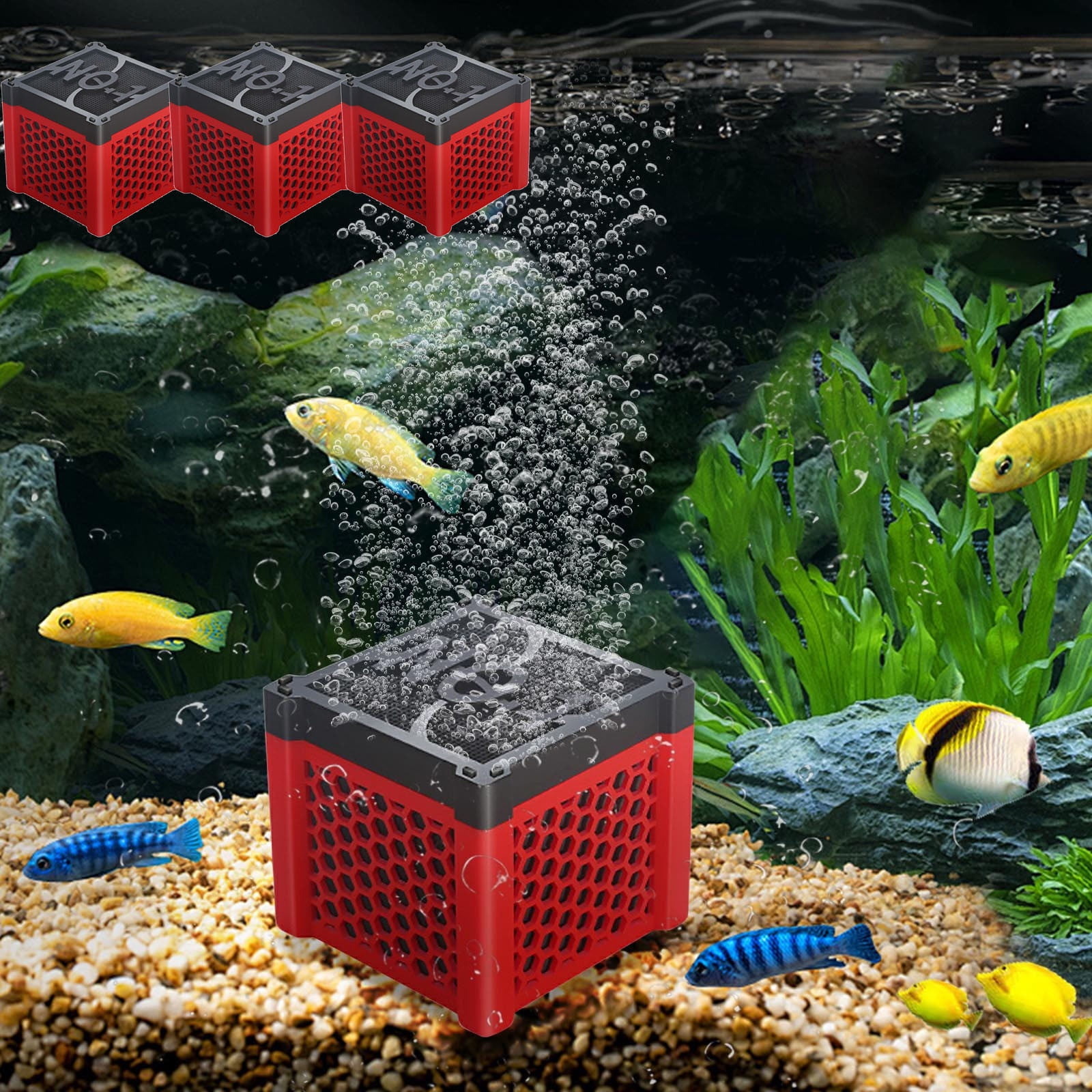 RKZDSR 2/3pcs Aquarium Water Purifier - Ultrafiltration and Absorption ...