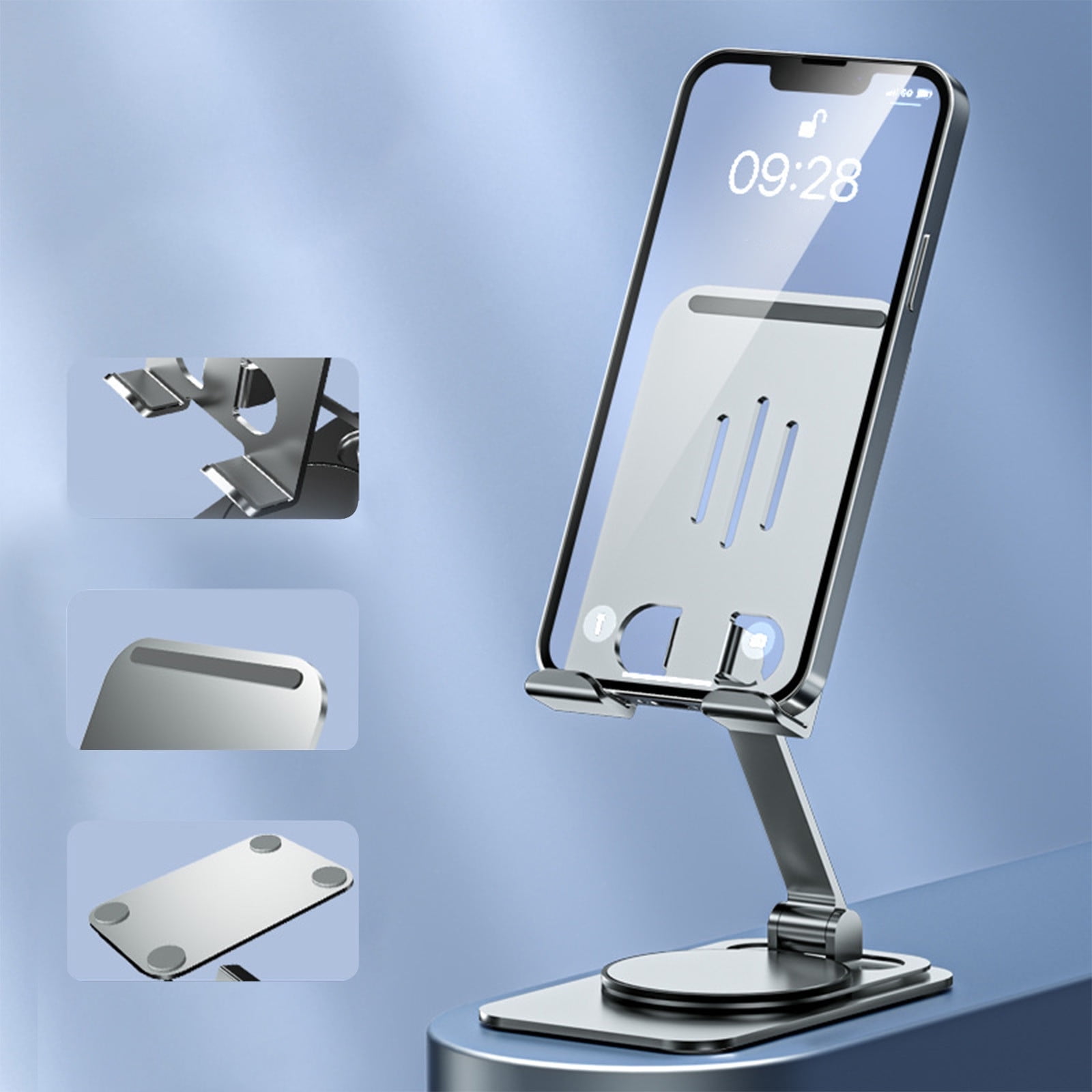 RKZDSR Adjustable Foldable Phone & Tablet Stand: Aluminum Portable ...
