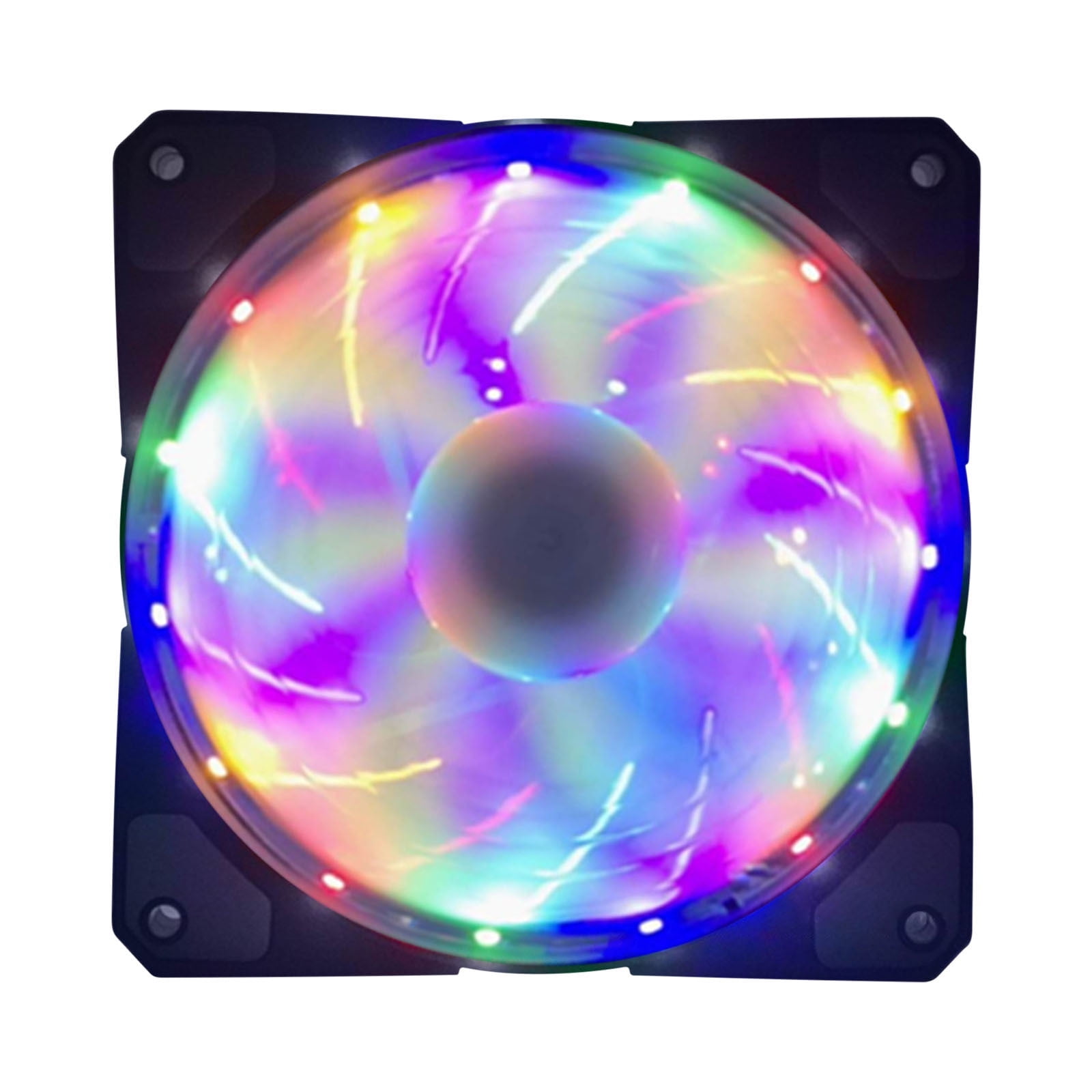 RKZDSR CPU Colorful Cool Fans Chassis Fans 120mm PWM Hydraulic Bearing ...