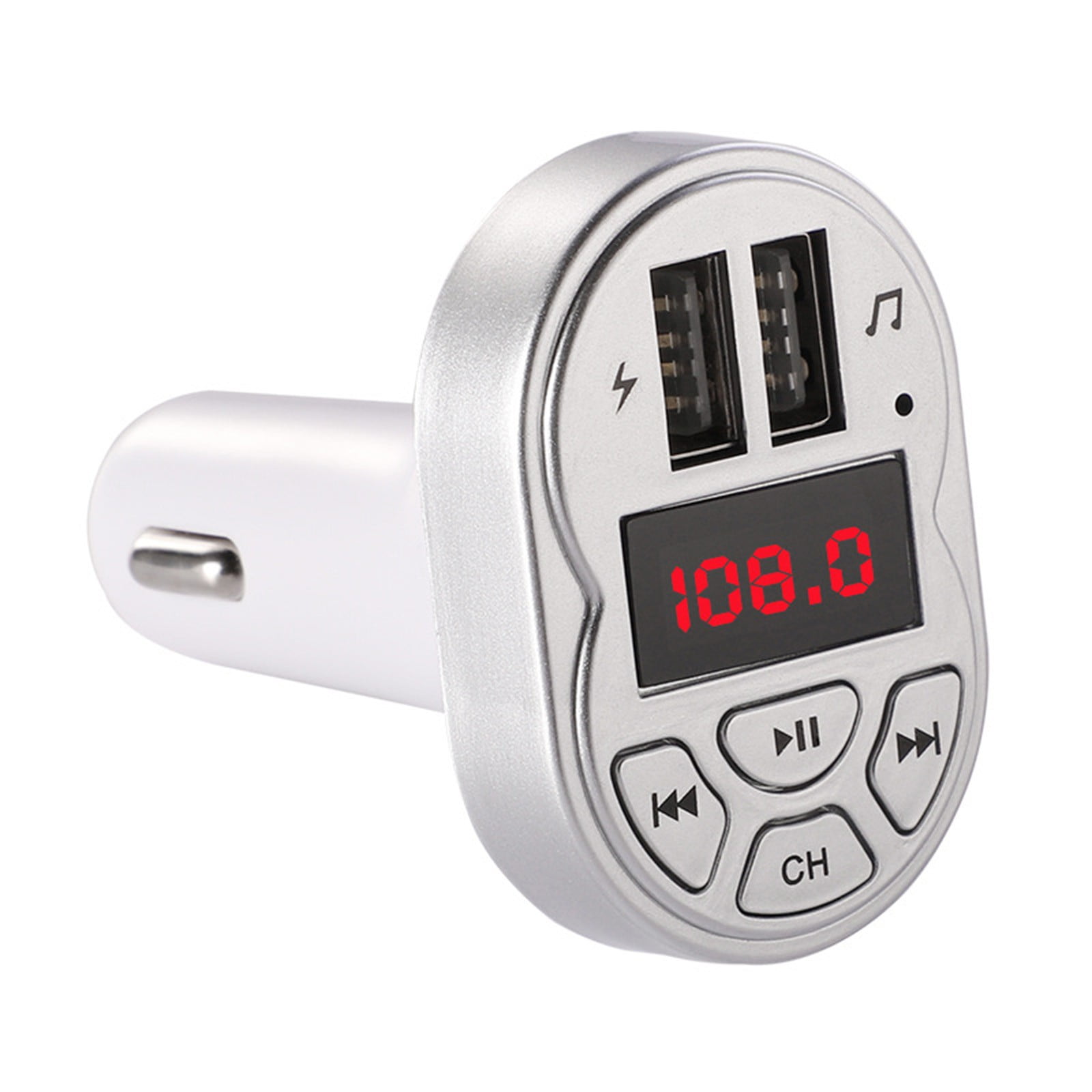 RKZDSR Car MP3 Player Bluetooth Fast Charger, 3.1A Dual USB Ports ...