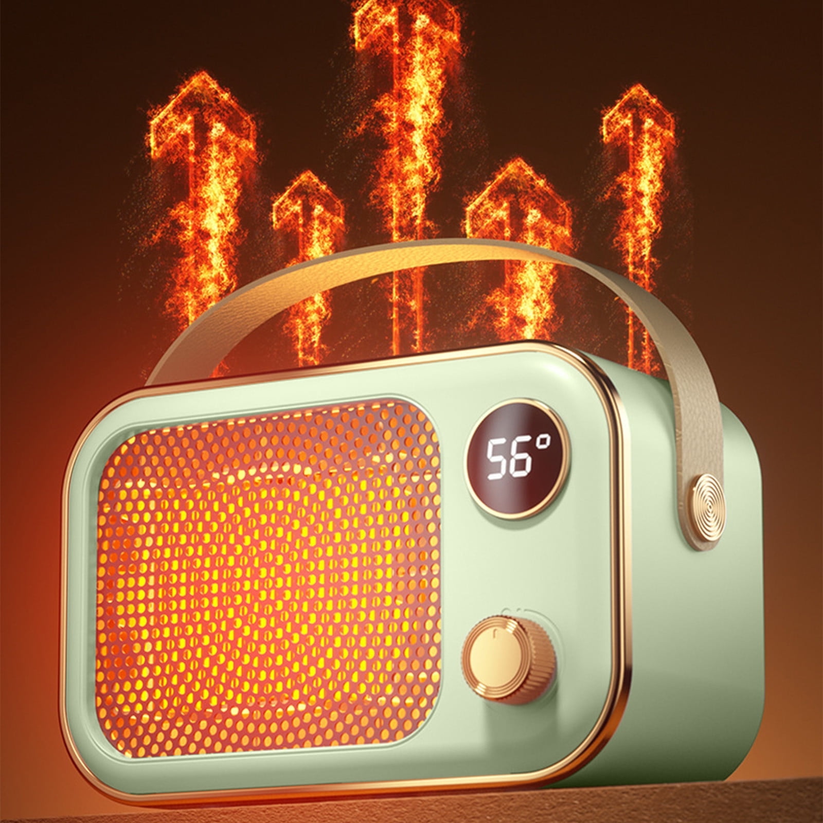 RKZDSR Ceramic Space Heater Indoor Use, Overheat Protection, Tip-Over ...