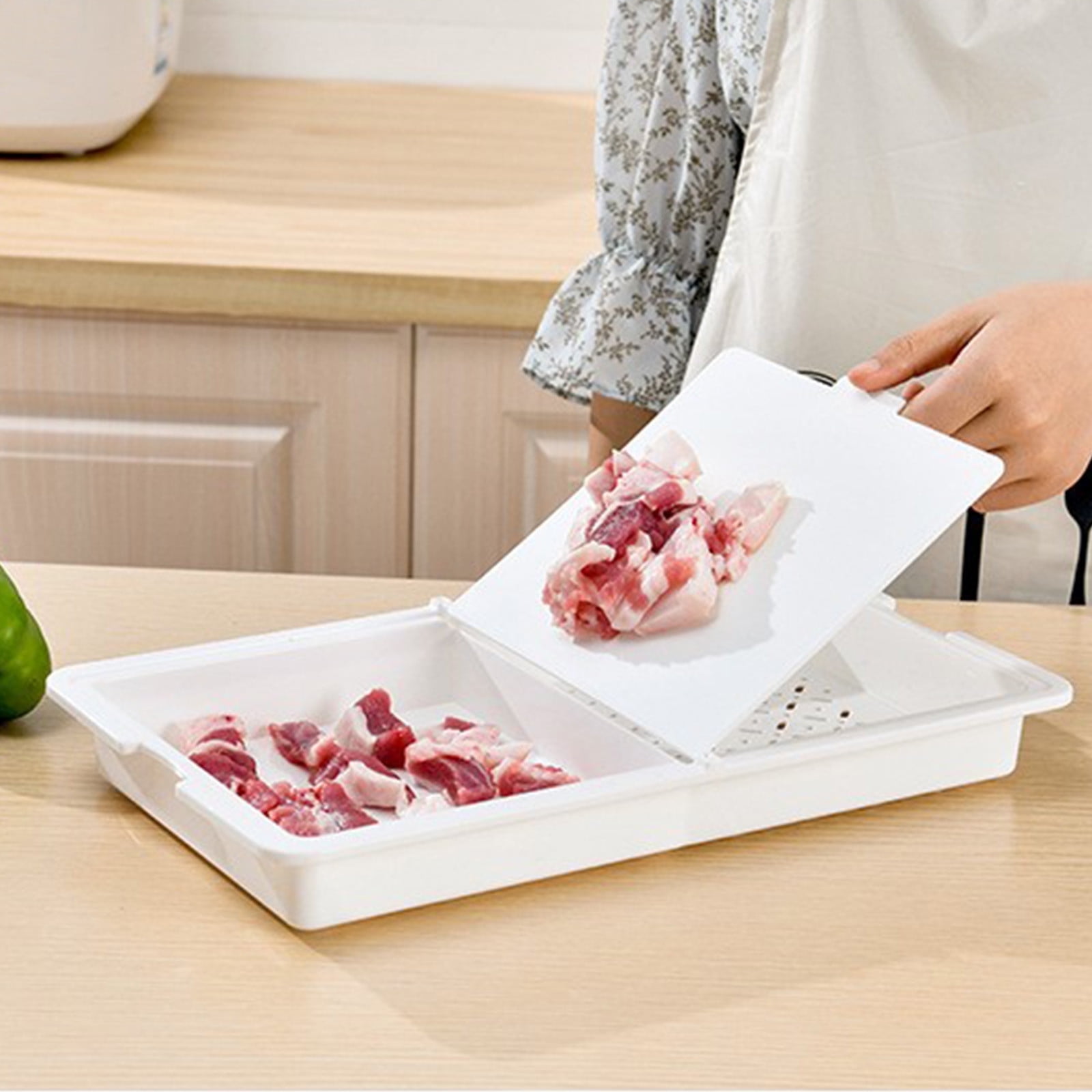RKZDSR Collapsible Cutting Board, Space Saving 3 In 1 Multifunctional ...