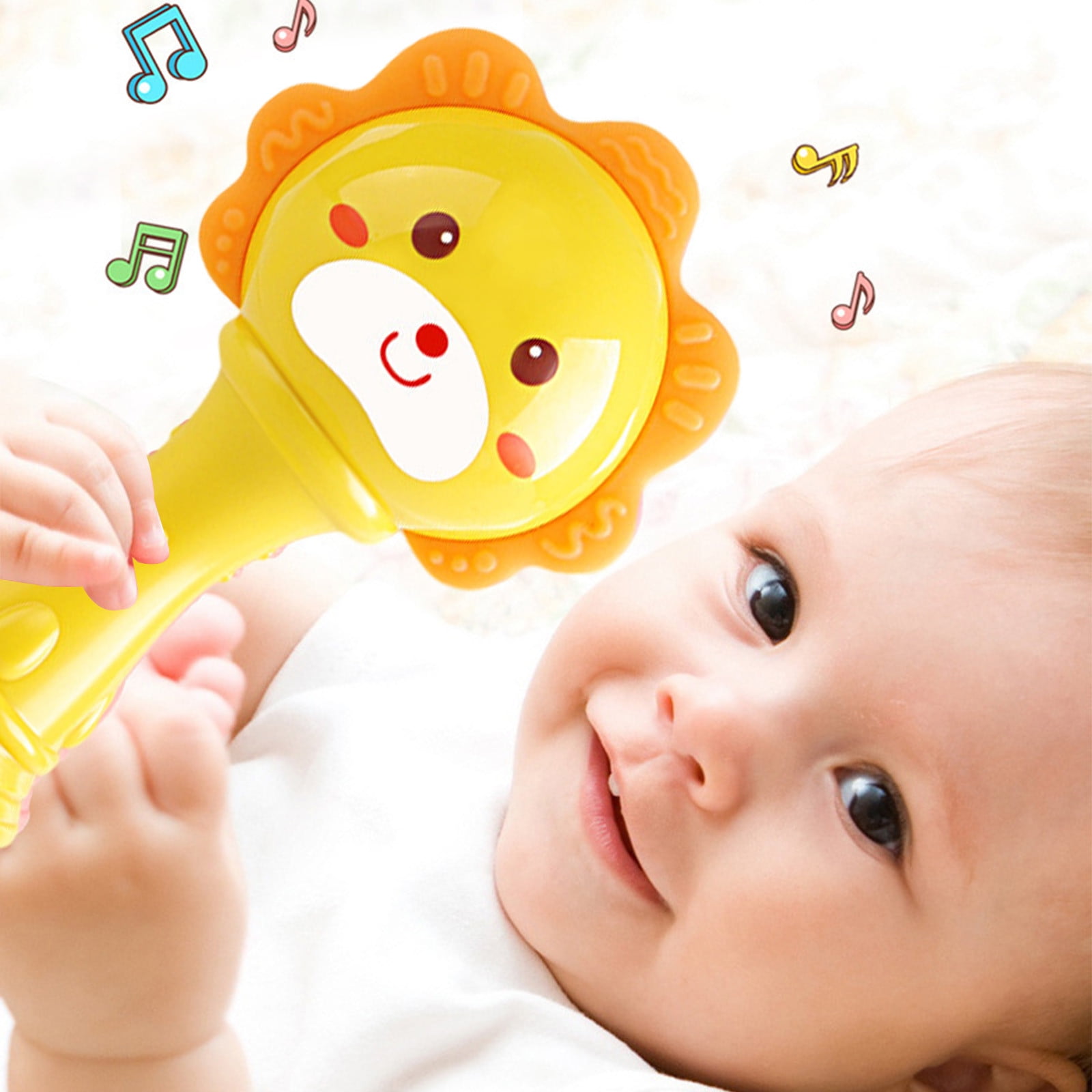 RKZDSR Cute Music Rattle Educational Toys for Kids - Early Education ...