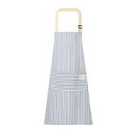 Mainstays Chef Kitchen Apron, 28" x 32" Floral Cotton Bib Apron with ...