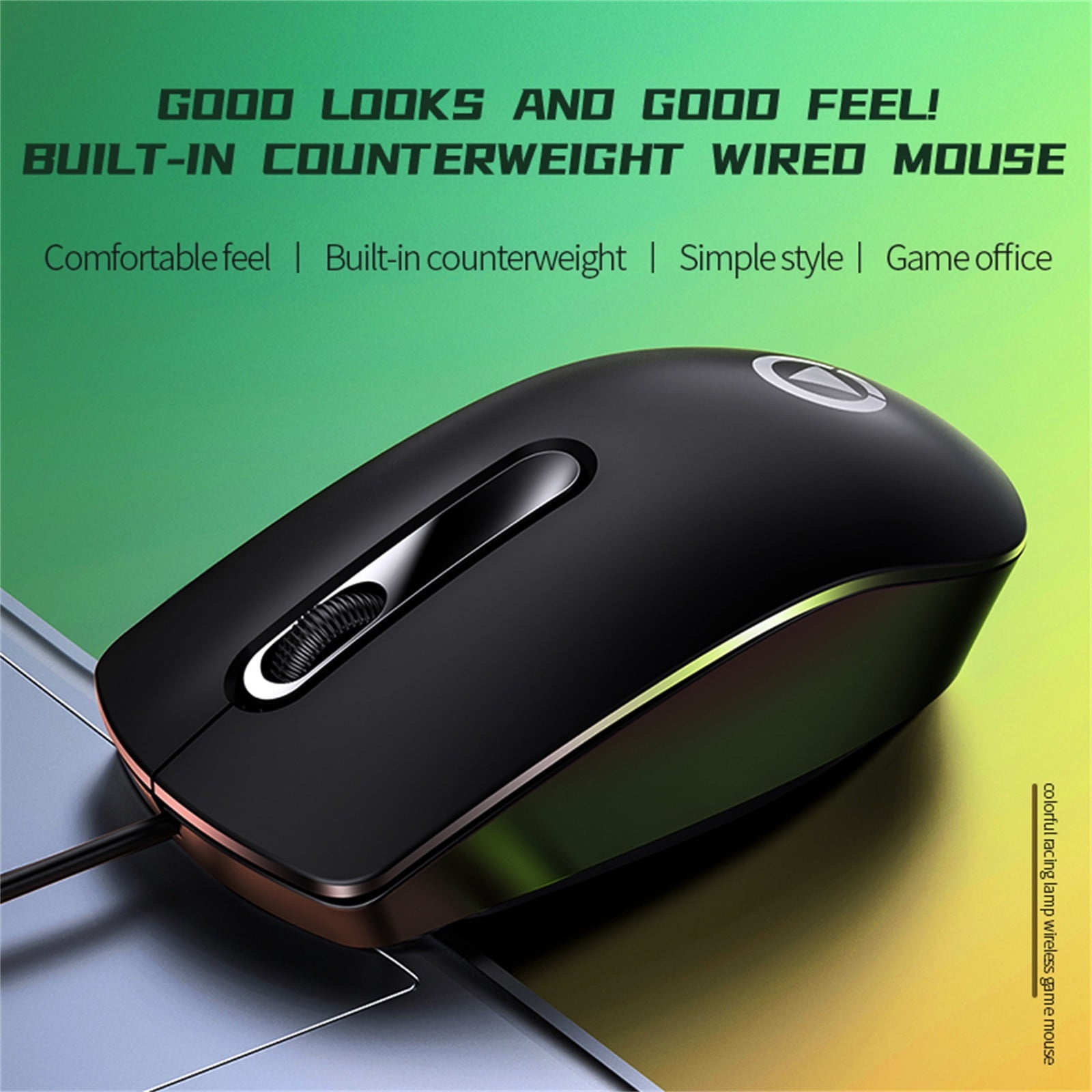 RKZDSR Elegant and Delicate Wired Mouse for Office and Gaming - Perfect ...