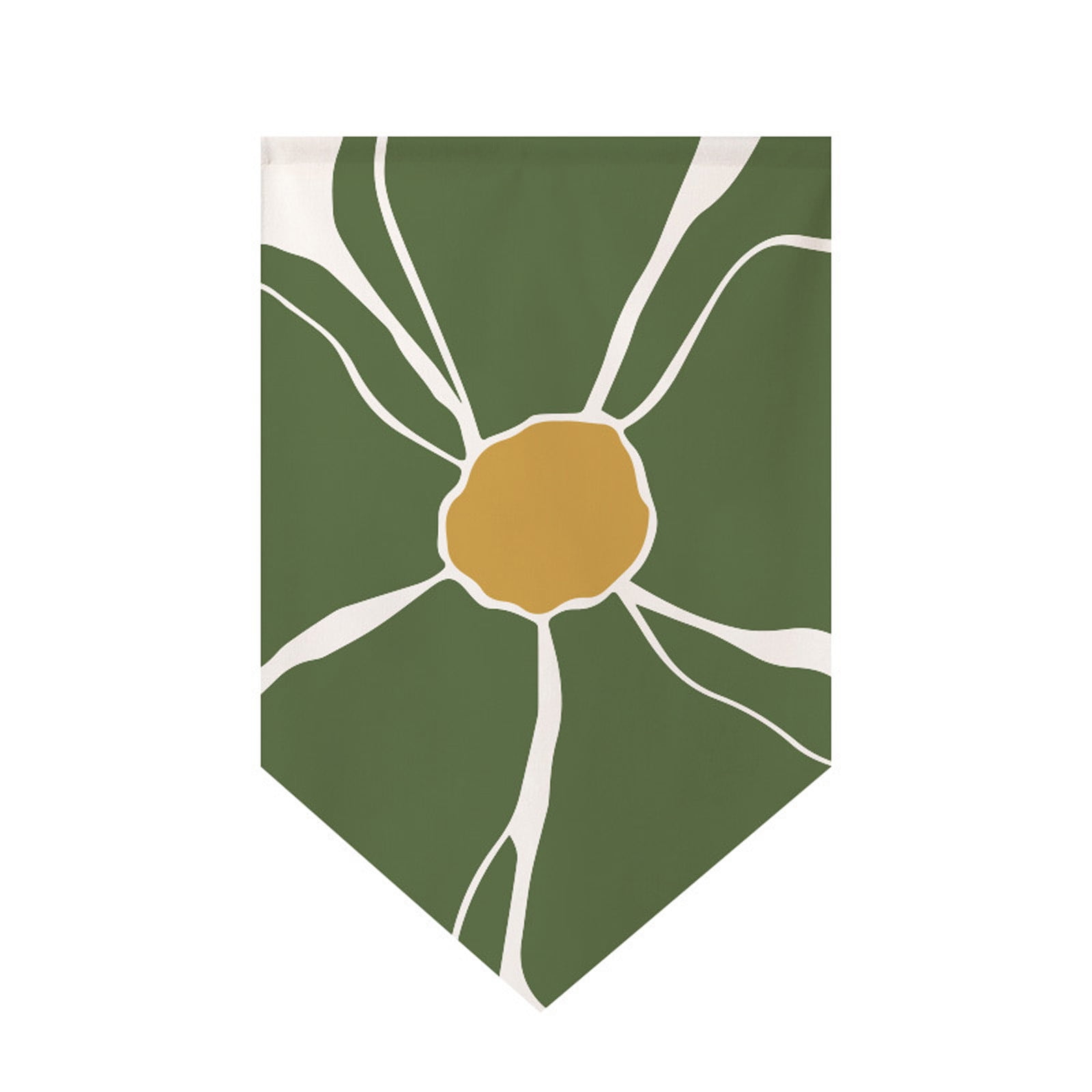 RKZDSR Flower Illustration, Triangular Flag Curtain, Partition Curtain ...