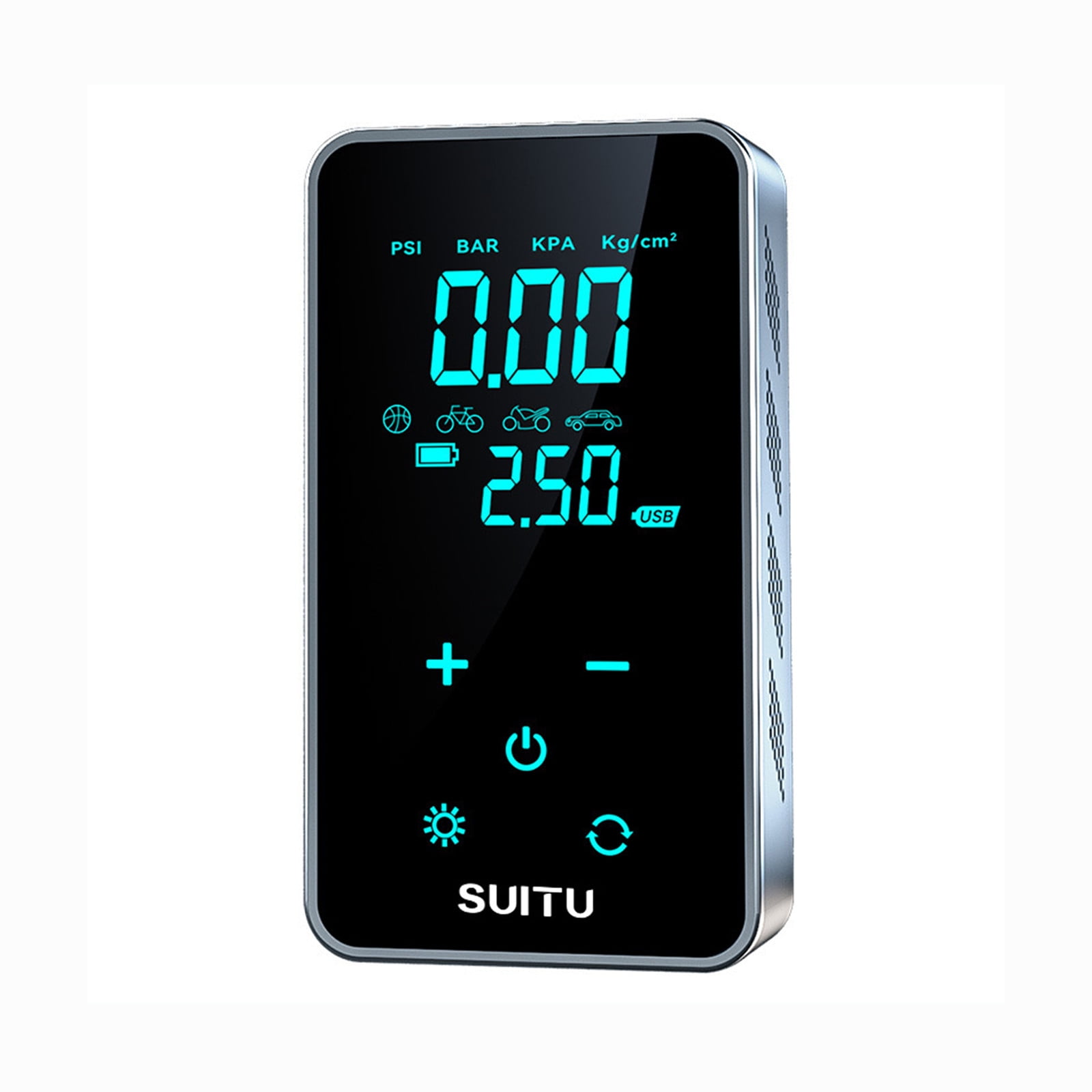 RKZDSR Full Touchscreen New Vehicle Inflator Pump Home Portable ...