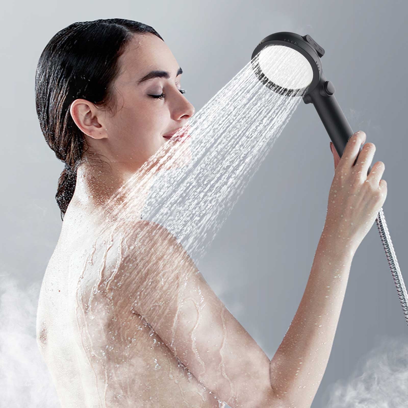 Rkzdsr Handheld Shower Head High Pressure Showerhead With 3 Spray