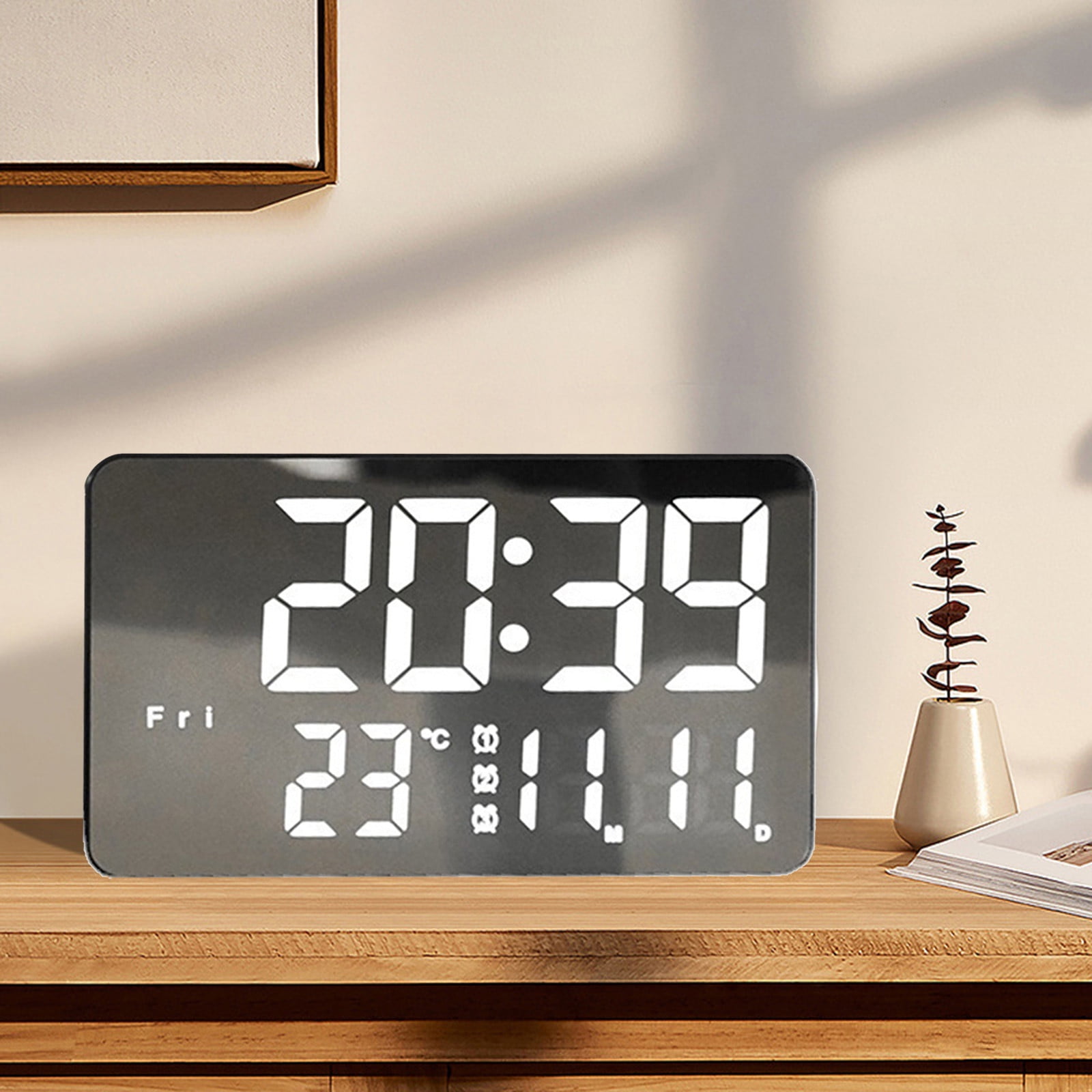 RKZDSR Innovative LED Digital Alarm Clock with Three Alarms ...