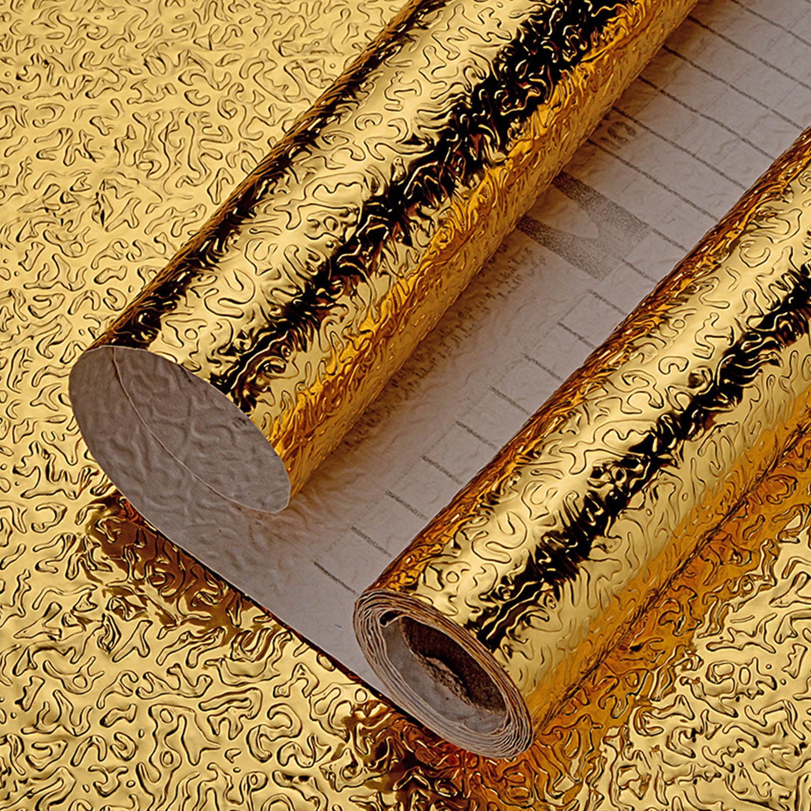 RKZDSR Kitchen PVC Self-Adhesive Wallpaper, Oil-Proof Foil Wall Sticker ...