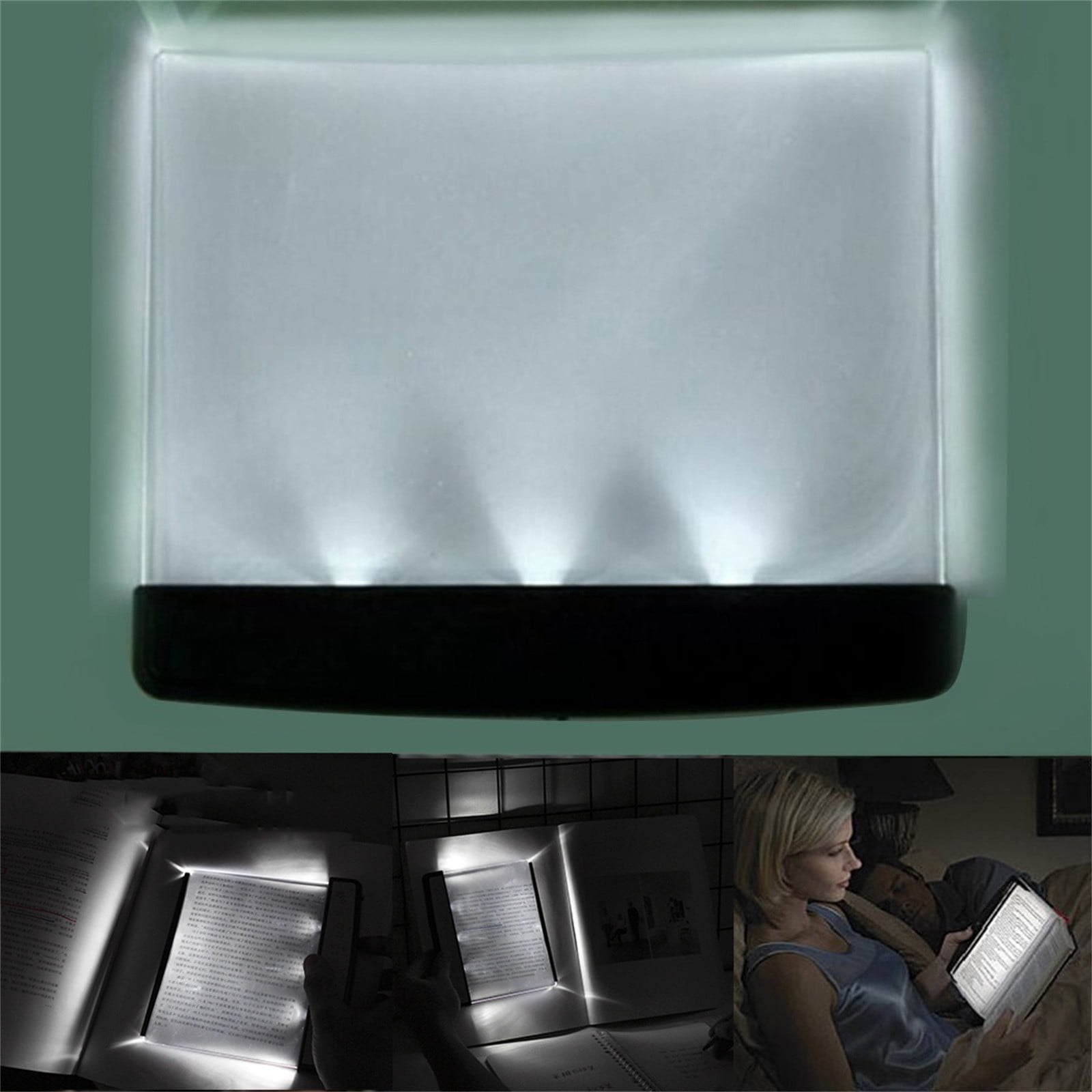 RKZDSR LED Panel Book Light for Night Reading with Eye-Friendly Soft ...