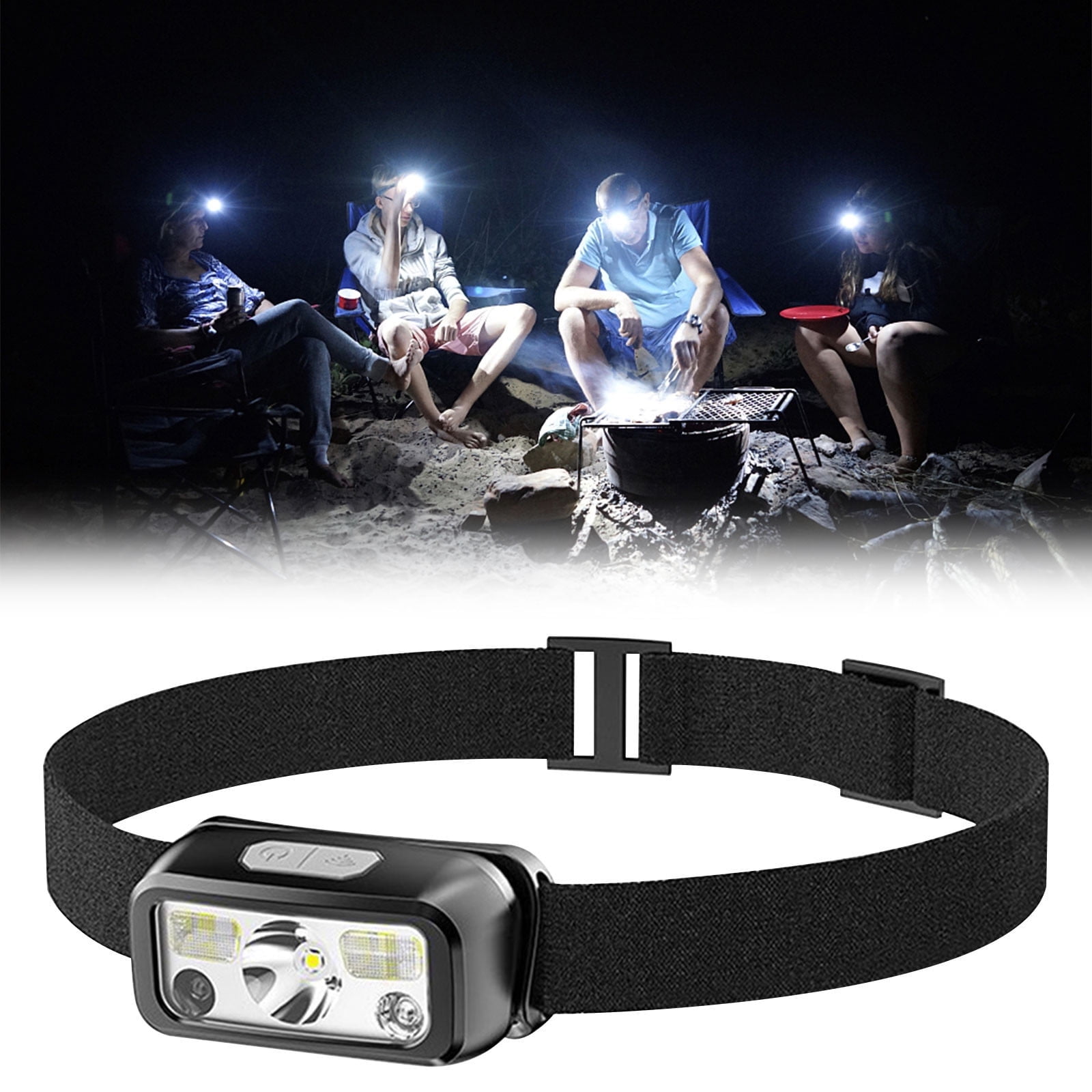 RKZDSR Long-life LED Head-mounted Flashlight - Strong Light Miner's ...