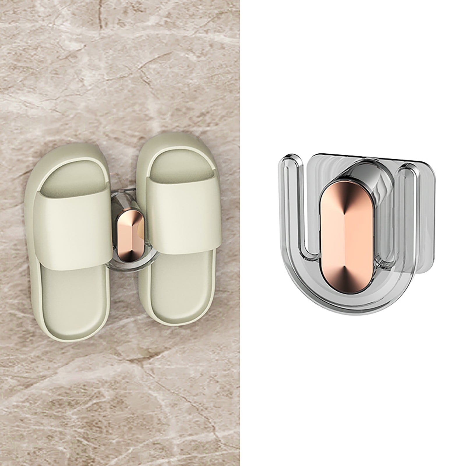 RKZDSR Luxury Bathroom Slipper Rack: Door-Back Storage for Sandals and ...