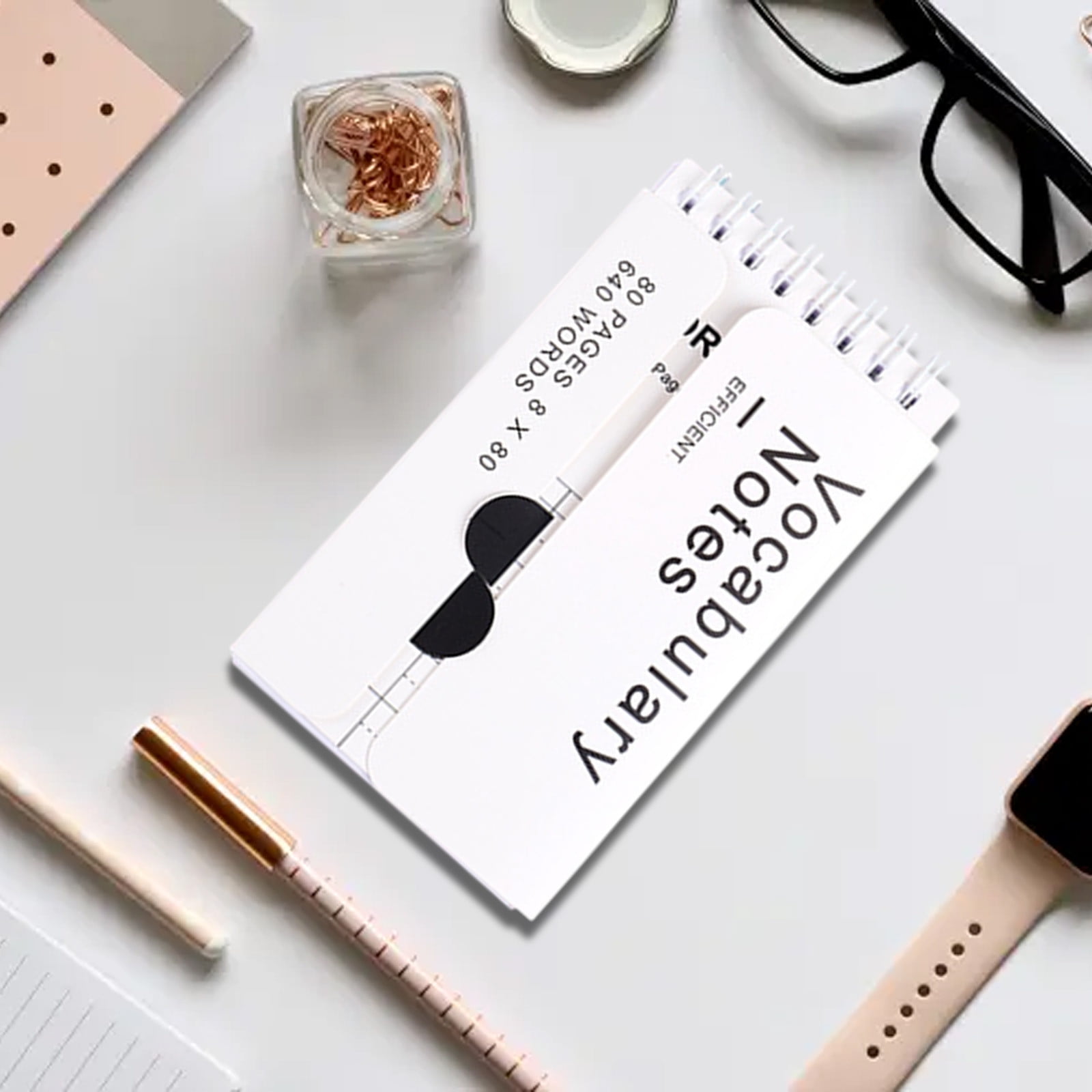 RKZDSR Mini Wordbook Pocket Notebook - Portable Vocabulary Notepad with ...