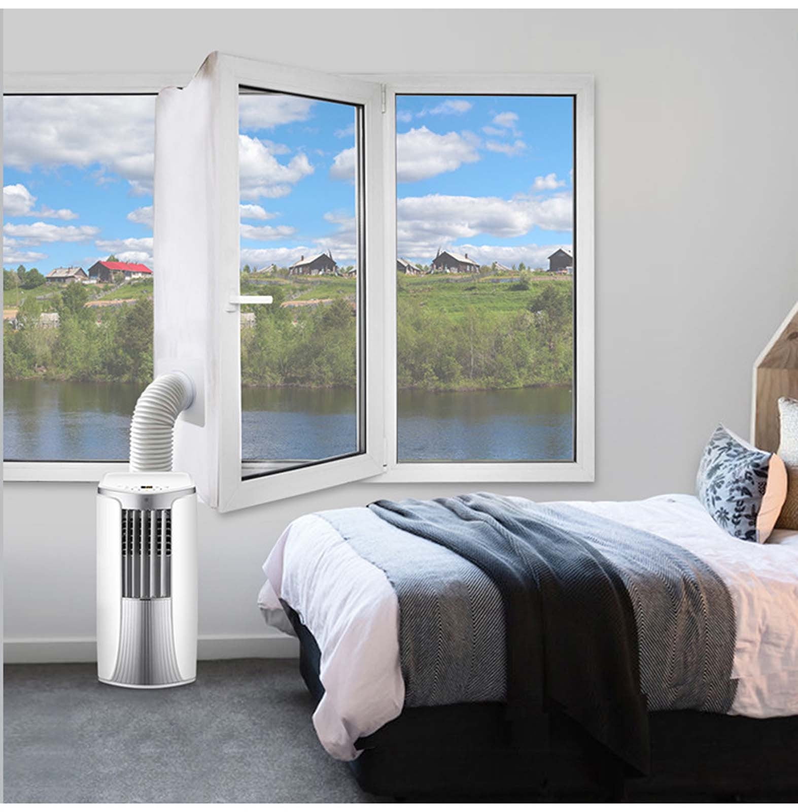 RKZDSR Mobile Air Conditioning Window Kit - Easy Install 400cm Seal for ...