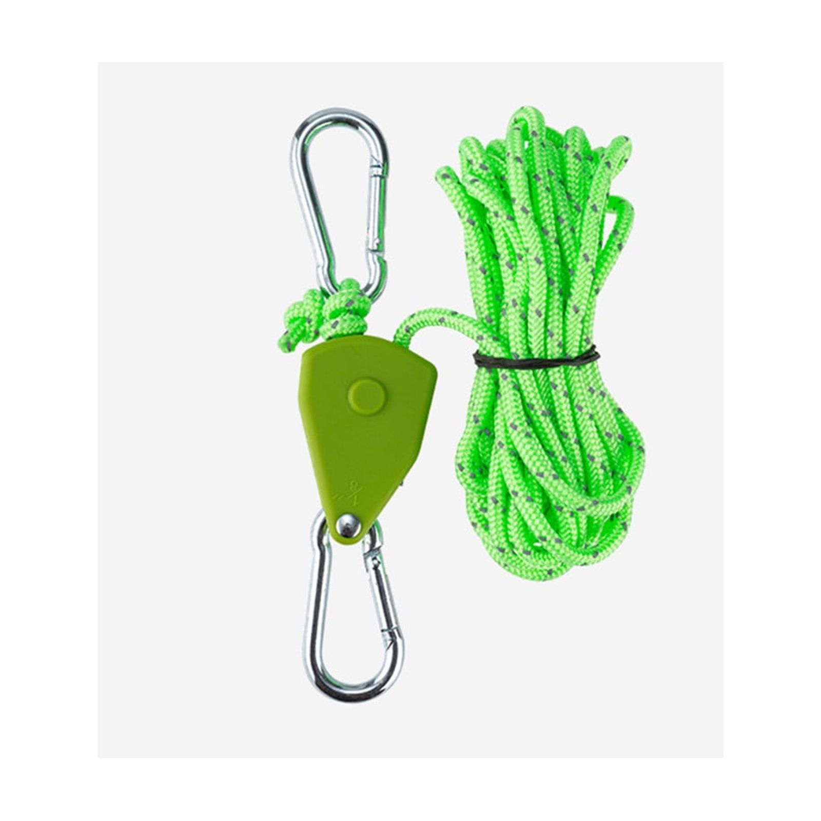 RKZDSR Outdoor Pulley Adjuster Tent Fixing Device, Reflective Metal ...