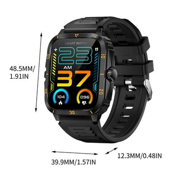 ZYVICXFJ Outdoor Tactical Sports Smart Watches for Men, Bluetooth Call ...