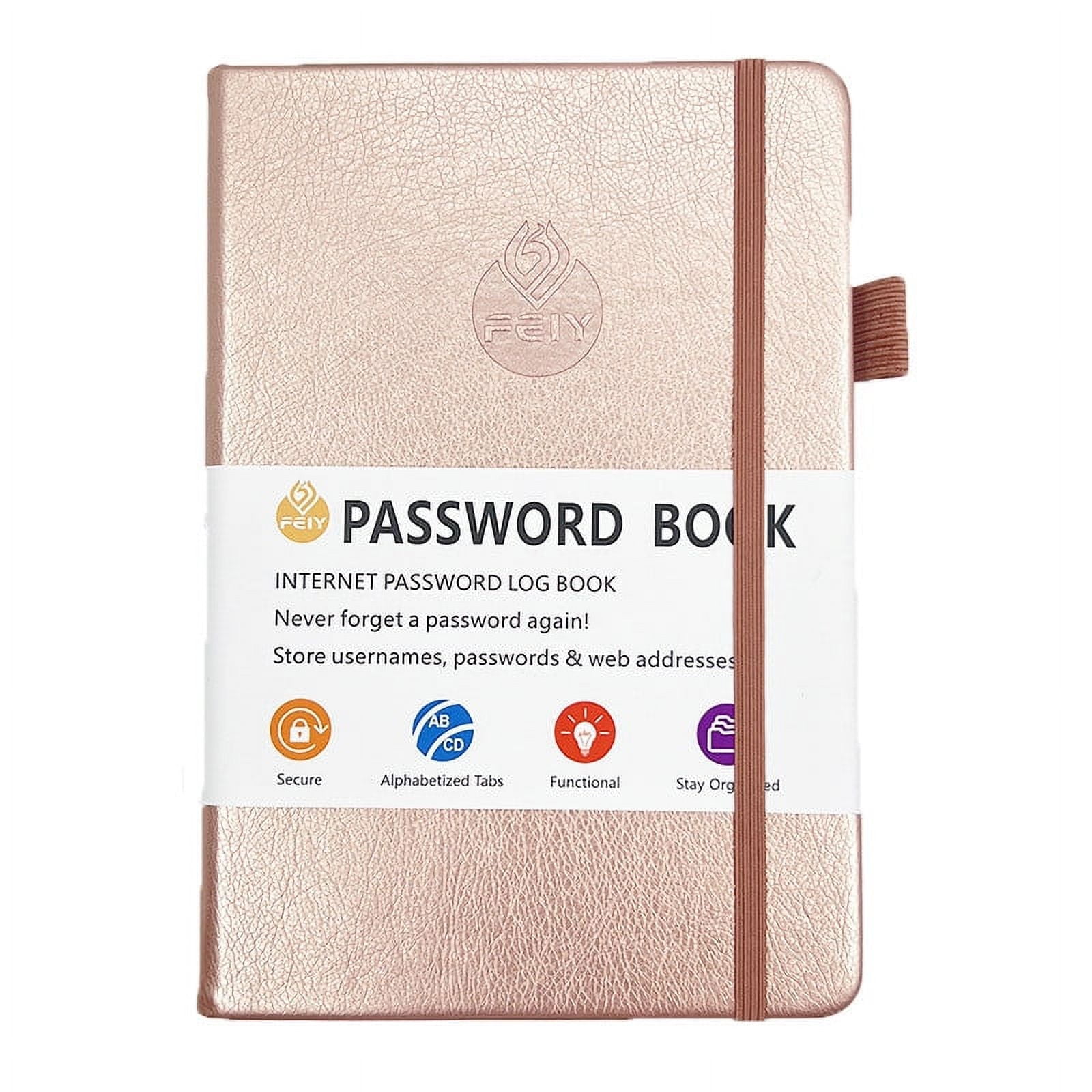 RKZDSR Personal Organizer Notebook - Password Book, English Address ...