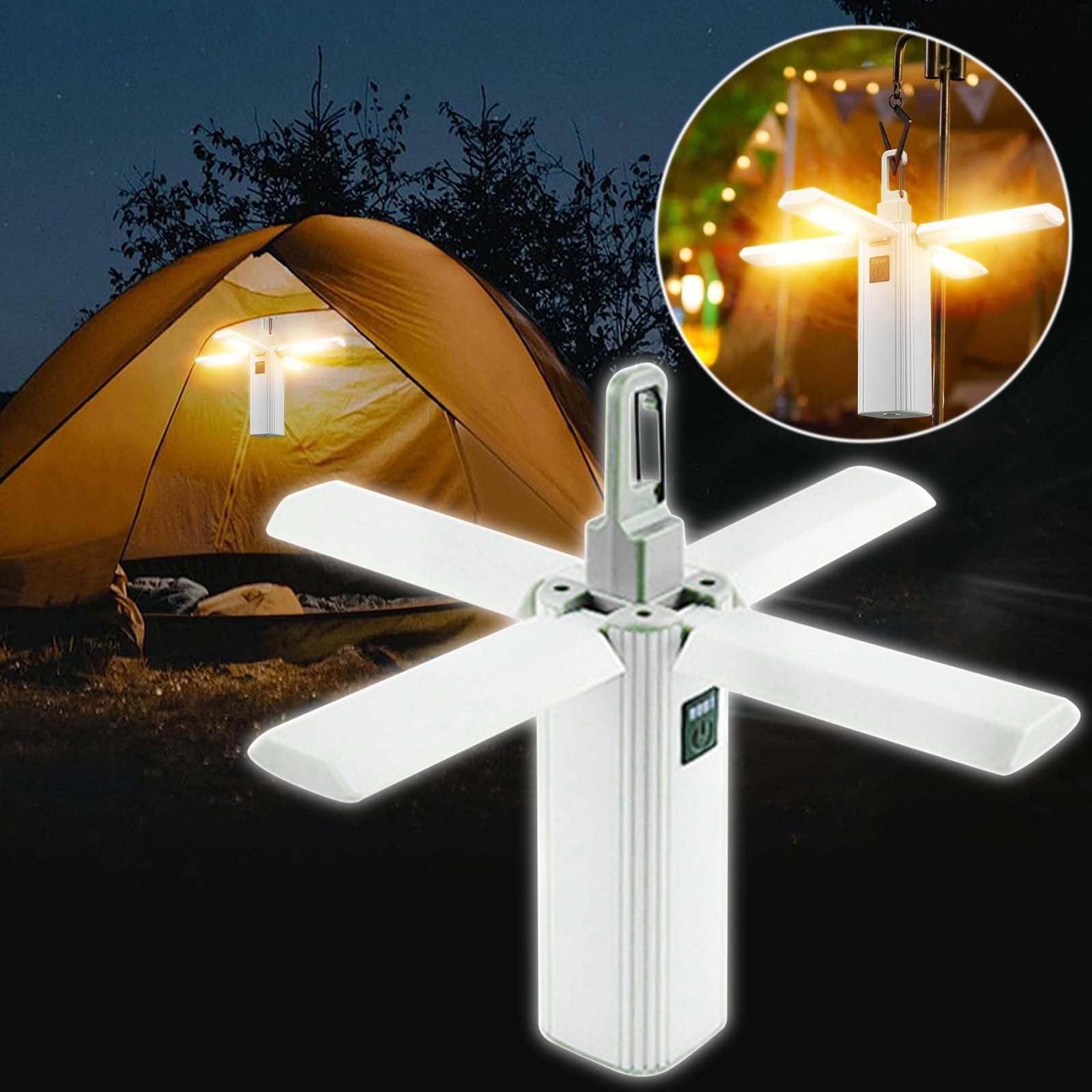 RKZDSR Portable Multi-Functional Camping Lights - LED Tent Lights ...