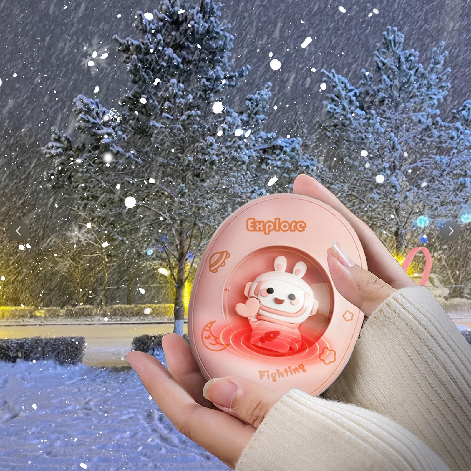 RKZDSR Portable USB Electric Hand Warmer - Colorful and Cute Pet Design ...