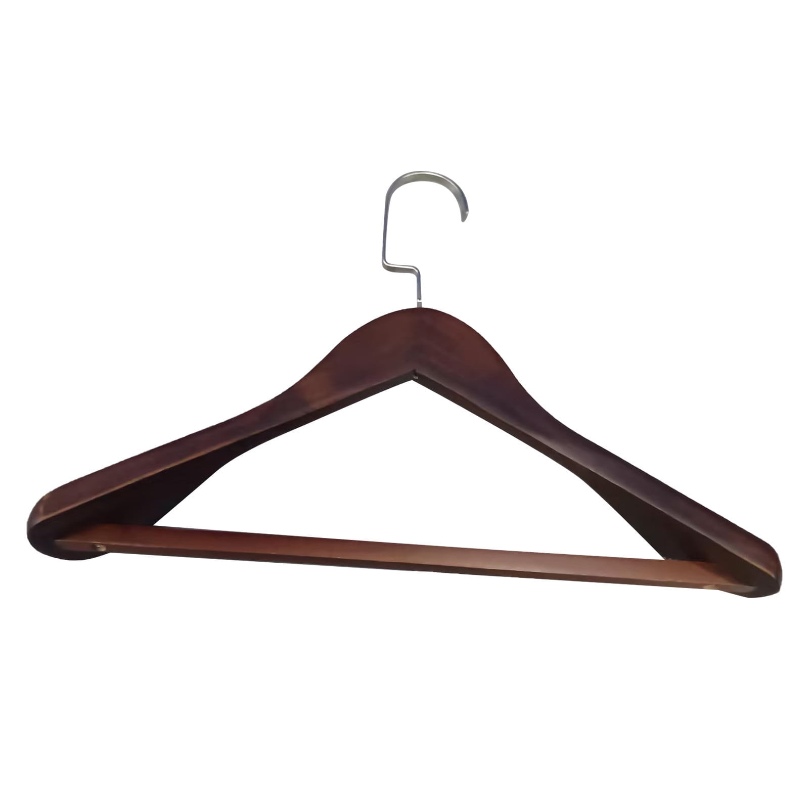 RKZDSR Premium Solid Wood Suit Hangers: Wide Shoulder Wooden Coat ...