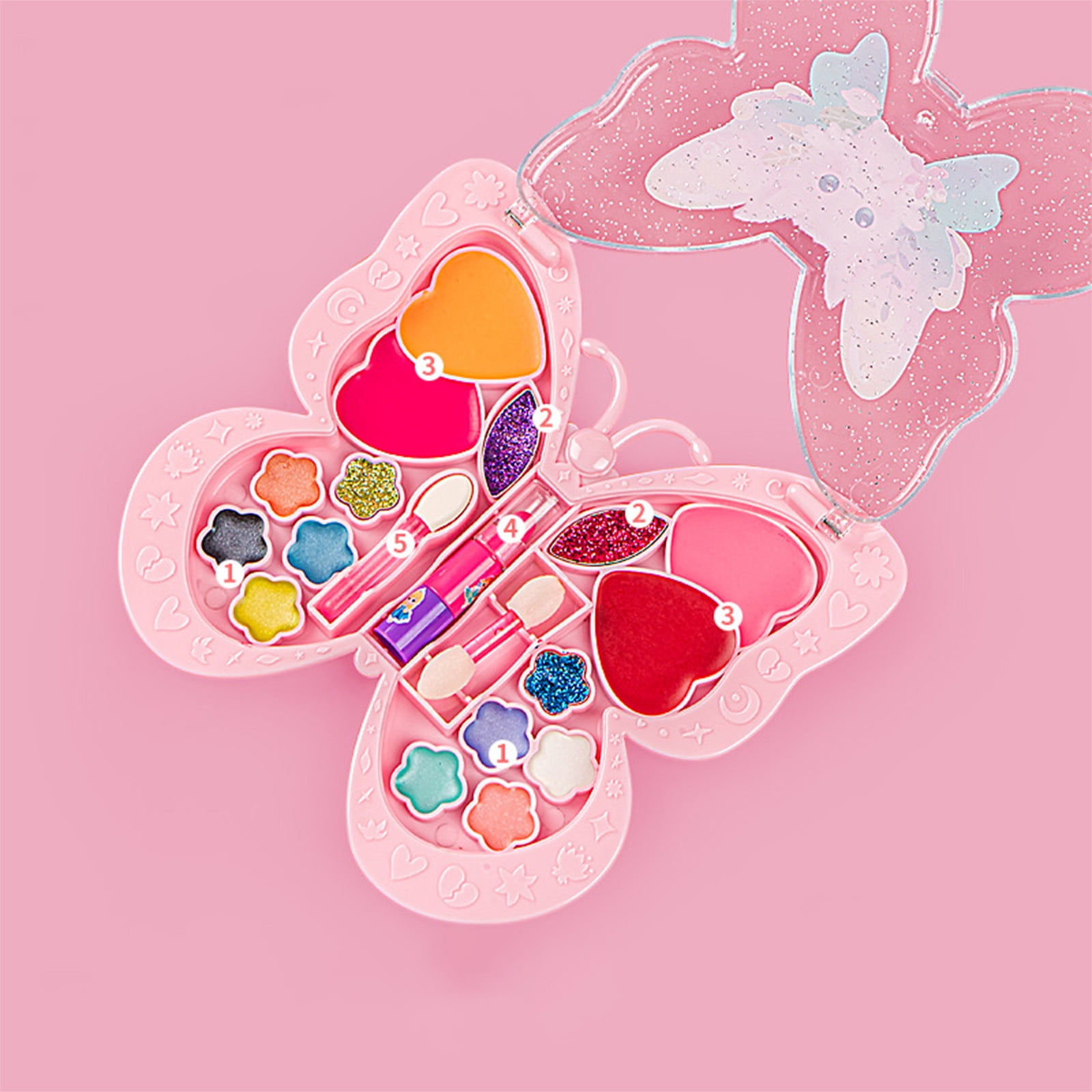 RKZDSR Princess Makeup Box for Kids - Mini Beauty Box for Girls ...