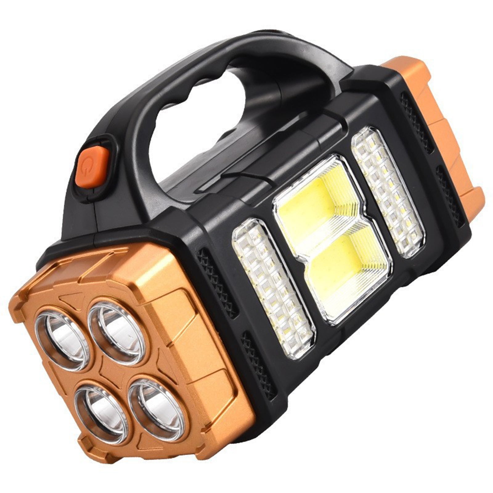 RKZDSR Rechargeable LED Spotlight Flashlight, Super Bright Emergency ...