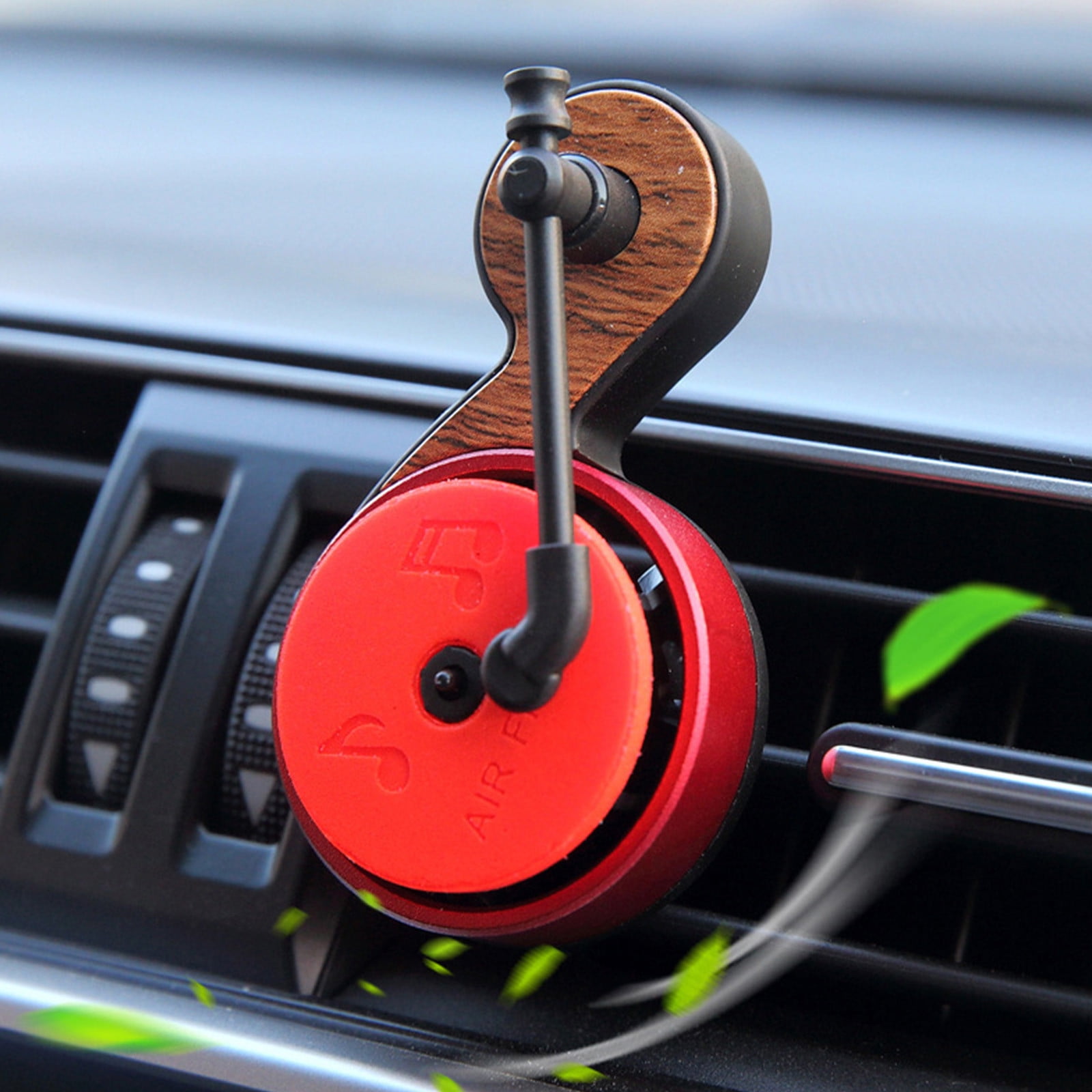 RKZDSR Retro Record Player Car Vent Clips Air Freshener, Musical Note ...