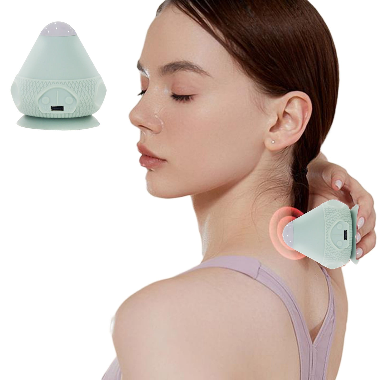 RKZDSR Self-Targeted Pressure Back Massager for Neck, Shoulders, Feet ...