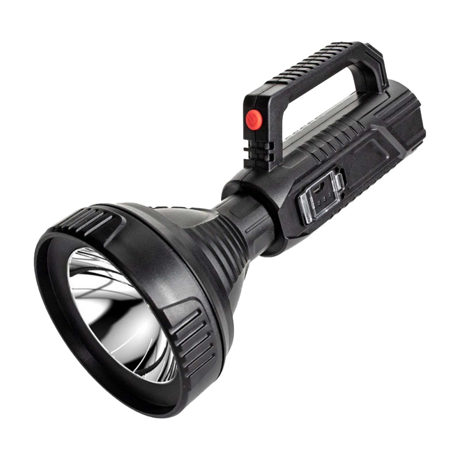 RKZDSR Solar Rechargeable Handheld Spotlight Flashlight, Super Bright ...