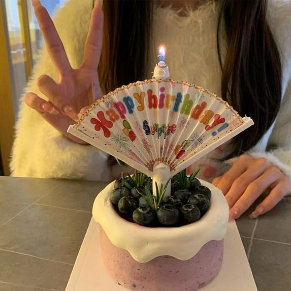 RKZDSR Surprise Birthday Cake Candle Set - Novelty Decorative Candles ...