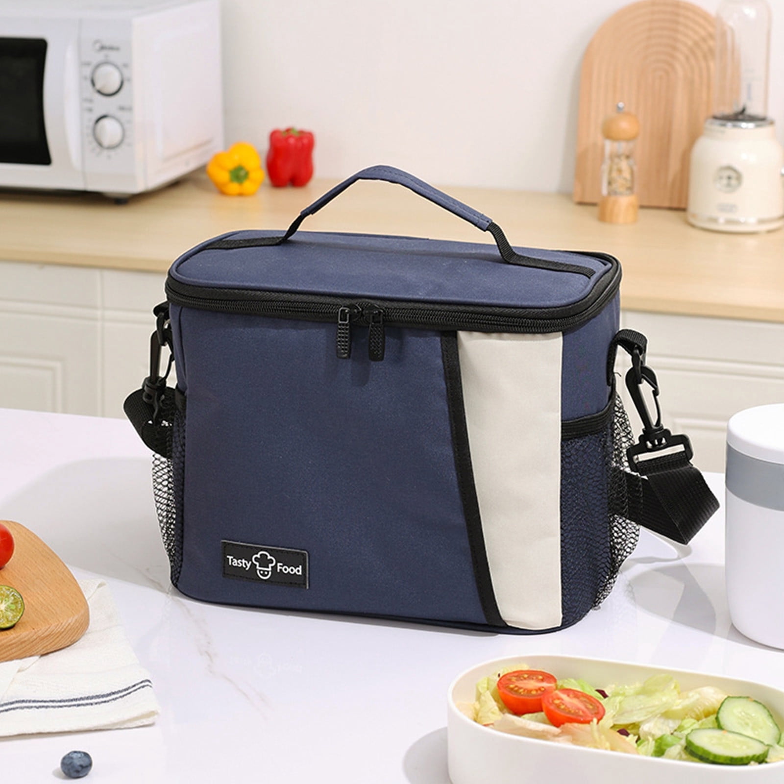 RKZDSR Thermal Insulated Lunch Cooler Bag - Small Lunch Box for Men and ...