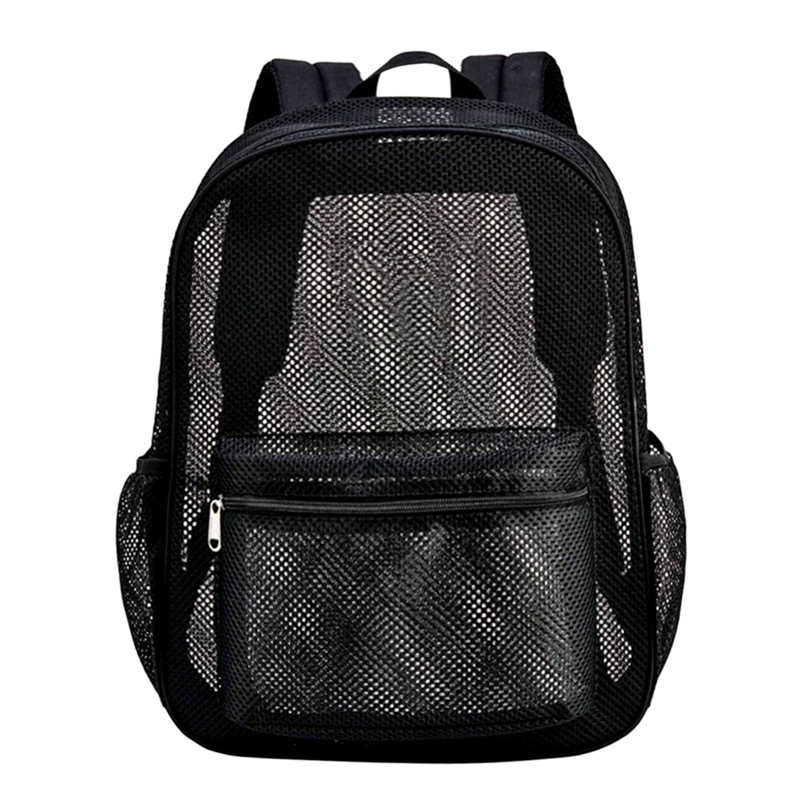RKZDSR Transparent Mesh Backpacks ，Beach Bag Extra Large Pool Mesh ...