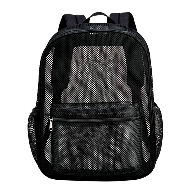 RKZDSR Transparent Mesh Backpacks ，Beach Bag Extra Large Pool Mesh ...