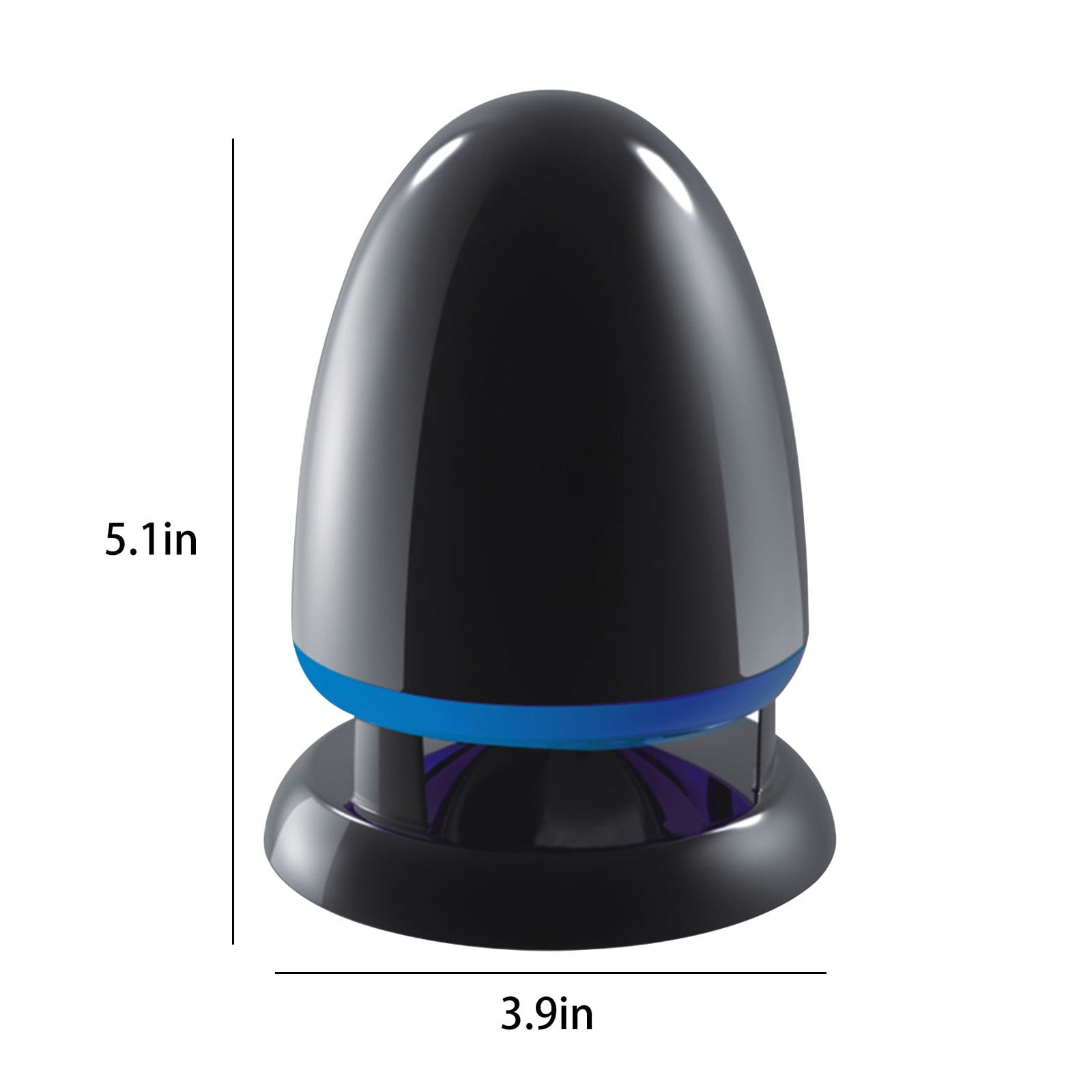 RKZDSR USB Mini Desktop Speaker with Subwoofer, 2.0 Stereo Sound, Anti ...