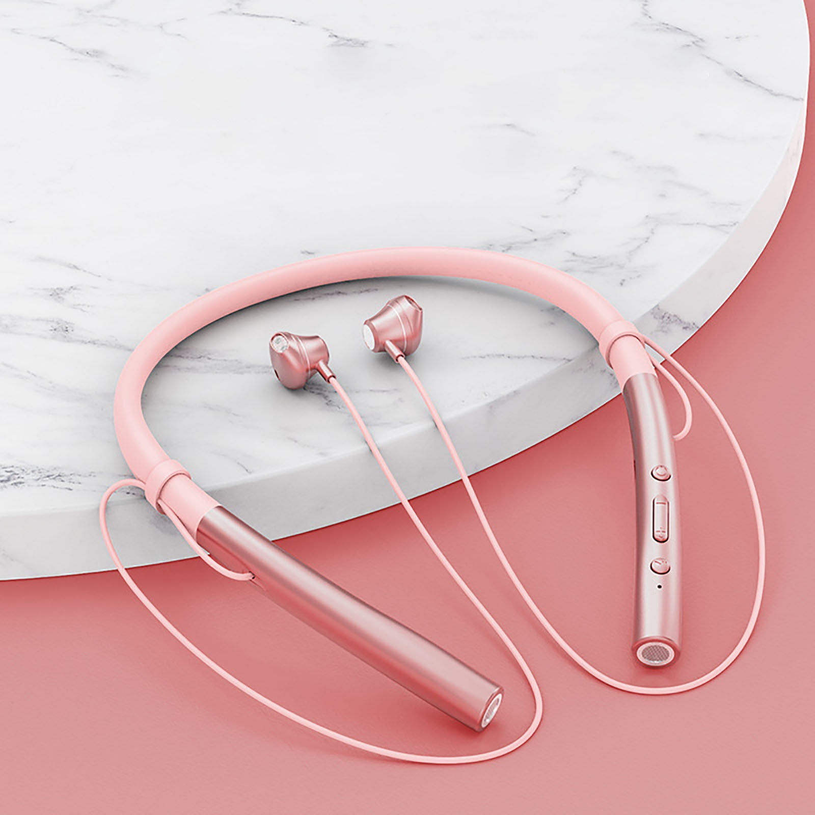 RKZDSR Ultra-Long Standby Wireless Sports Earphones - Neck-Mounted Bluetooth Earbuds for Active ...